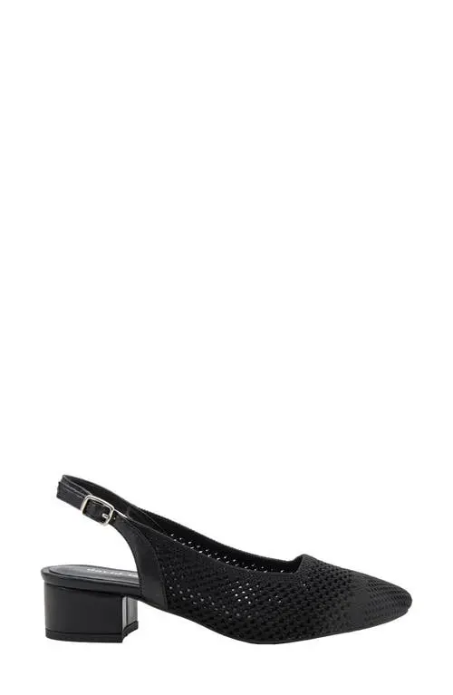 DAVID TATE Glenna Slingback Sandal - Black