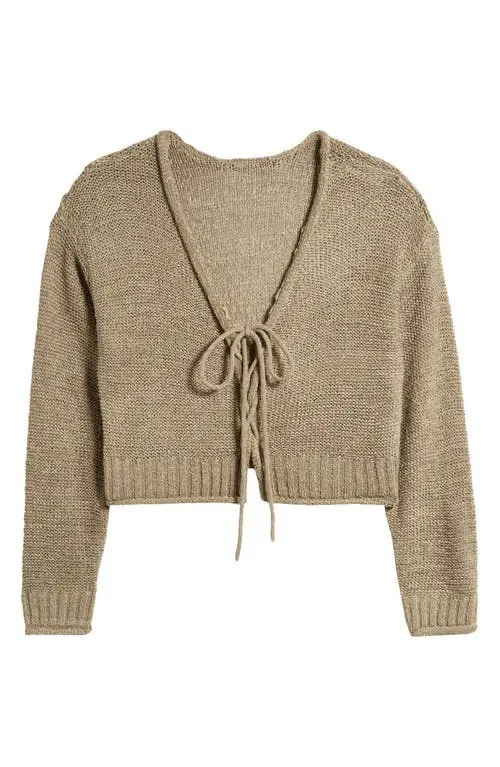 NOISY MAY Sandy Lace-up Cardigan