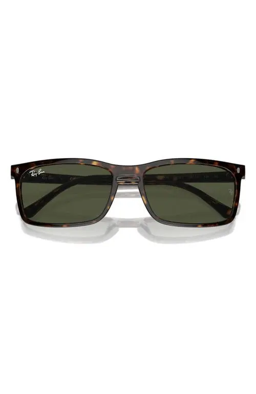 Ray-ban 56mm Rectangular Sunglasses - Havana