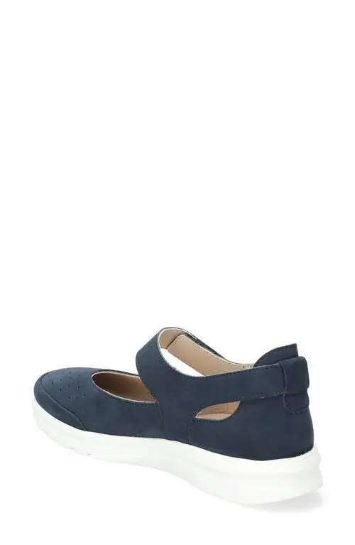 Mephisto Marsia Mary Jane Flat - Jeans Blue Bucksoft