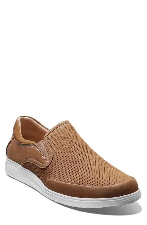 Samuel Hubbard Featherlight Olema Slip-on Sneaker - Nutmeg Nubuck