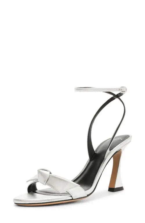 ALEXANDRE BIRMAN Clarita Bell Ankle Strap Sandal - Argento