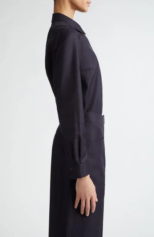 Partow Lara Cotton Jacquard Crop Button-up Shirt