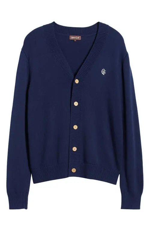 QG Cardigan Sweater 'Navy'