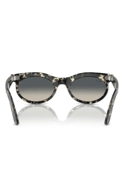 Ray-ban Wayfarer Oval Sunglasses - Gunmetal Tort