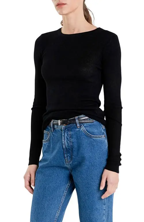 English Factory Crewneck Sweater - Black