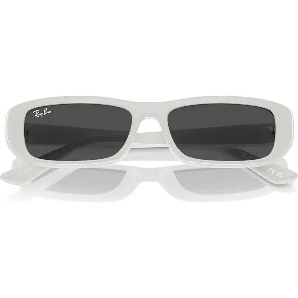 Ray-ban 55mm Pillow Sunglasses - White