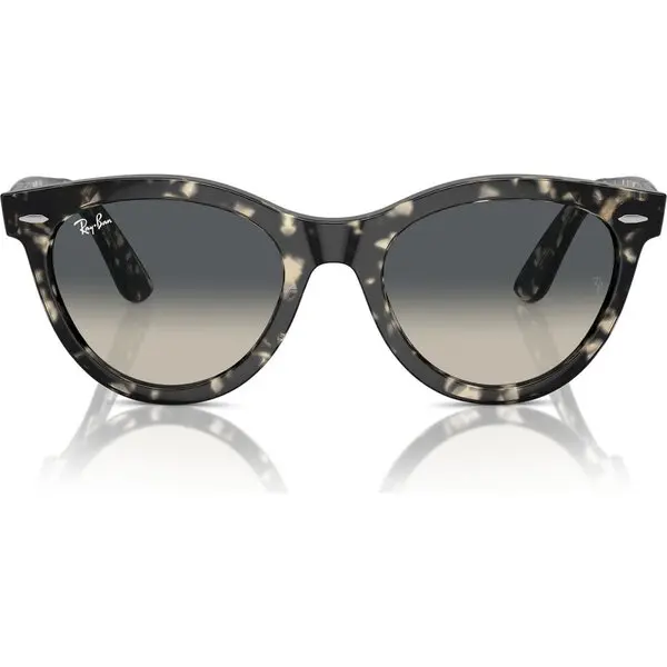 Ray-ban Wayfarer 51mm Oval Sunglasses - Gunmetal Tort