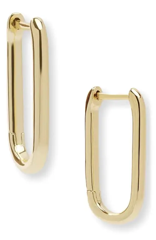 Melinda Maria Carrie Link Huggie Earrings - Gold