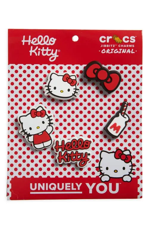 CROCS X Hello Kitty 5-pack Jibbitz Shoe Charms - White