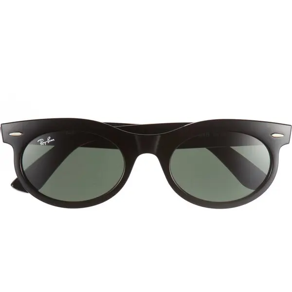 Ray-ban Wayfarer Oval Sunglasses - Black