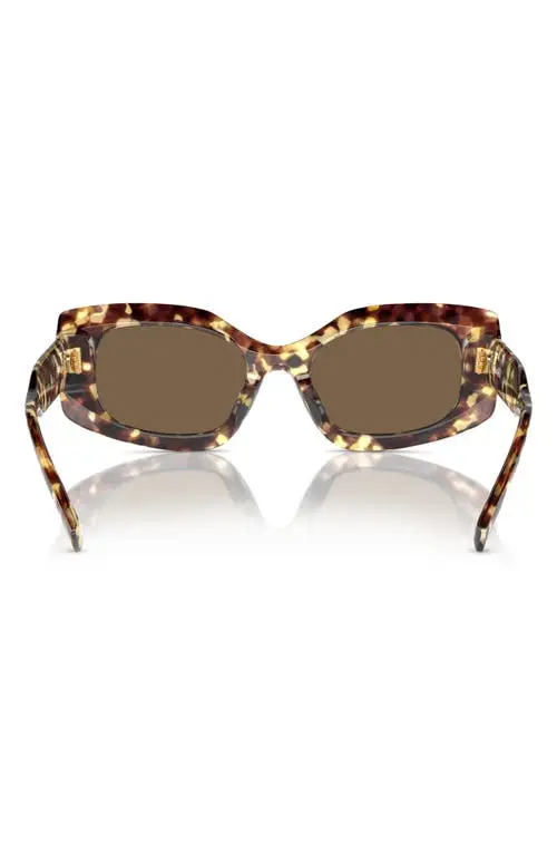 Tory Burch 50mm Irregular Sunglasses - Tortoise