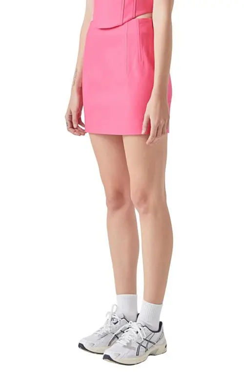 GREY LAB Textured Mini Skirt