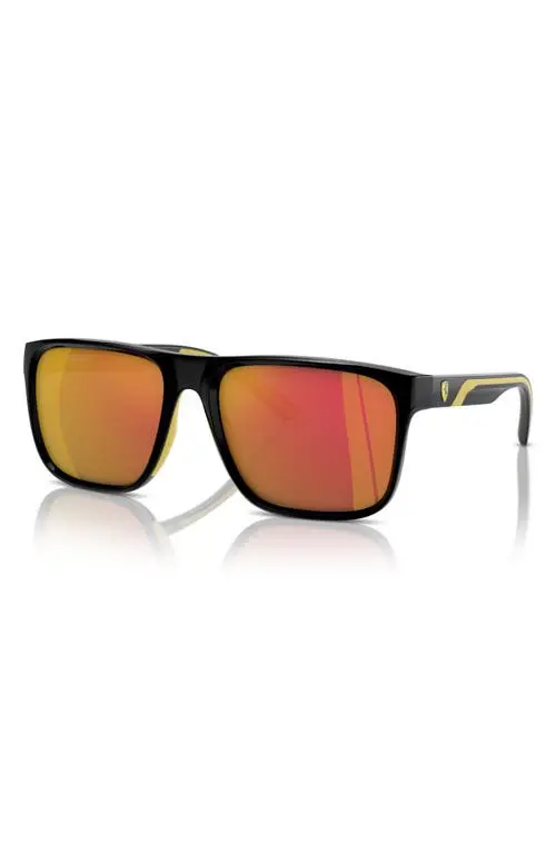 SCUDERIA FERRARI 59mm Square Sunglasses