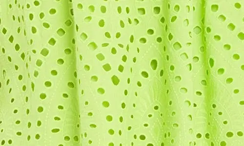 English Factory Scallop Hem Eyelet Minidress