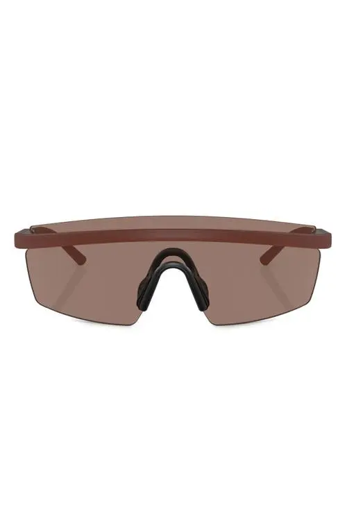 Oliver Spencer Roger Federer Shield Sunglasses - Matte Red