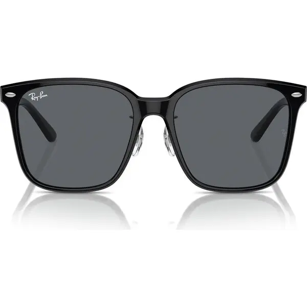 Ray-ban Slim Square 57mm Sunglasses - Dark Grey