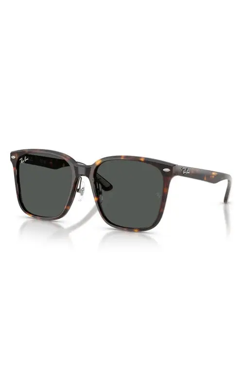 Ray-ban Slim Square 57mm Sunglasses