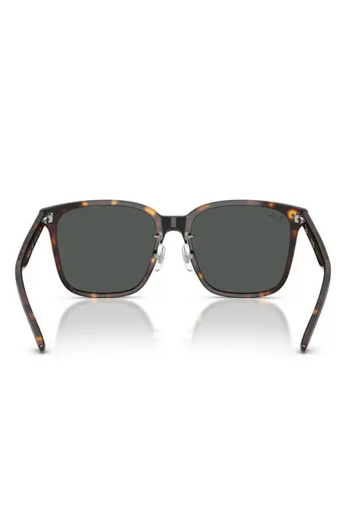 Ray-ban Slim Square 57mm Sunglasses