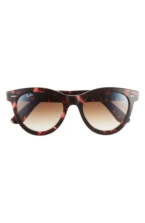 Ray-ban Wayfarer 54mm Oval Sunglasses - Havana Pink