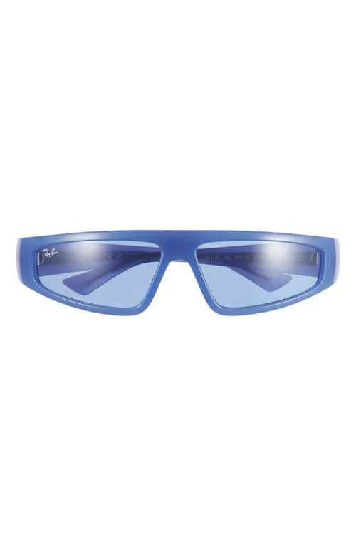 Ray-ban 59mm Wraparound Sunglasses - Blue