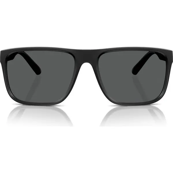 SCUDERIA FERRARI 59mm Square Sunglasses - Matte Black