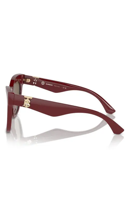 Burberry Red 54mm Sunglasses Burberry Rose BE4298F 391984 54mm Red w/Pink Lenses  main image 4