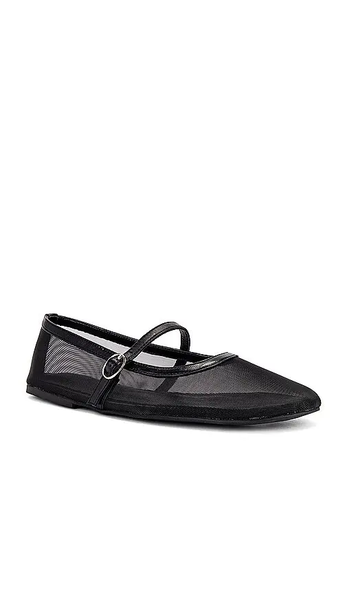TONY BIANCO Melany Mesh Ballet Flat - Black