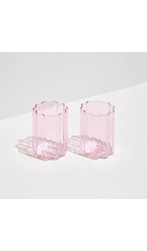 FAZEEK Wave Glass Set Of 2