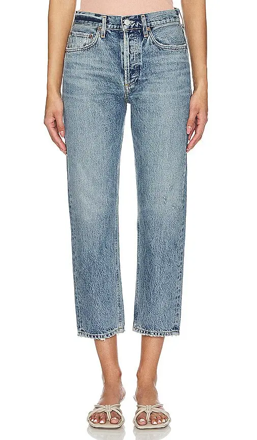 AGOLDE Parker Low Slung Vintage Straight Jeans - Facade