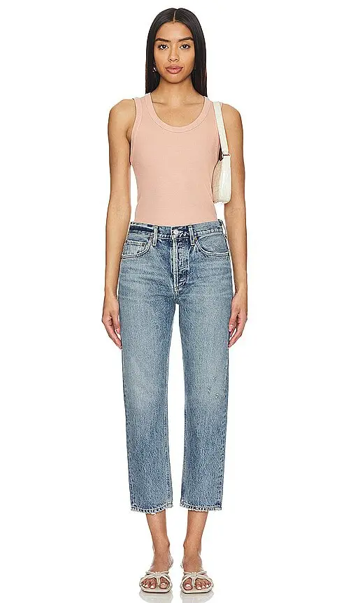 AGOLDE Parker Low Slung Vintage Straight Jeans - Facade