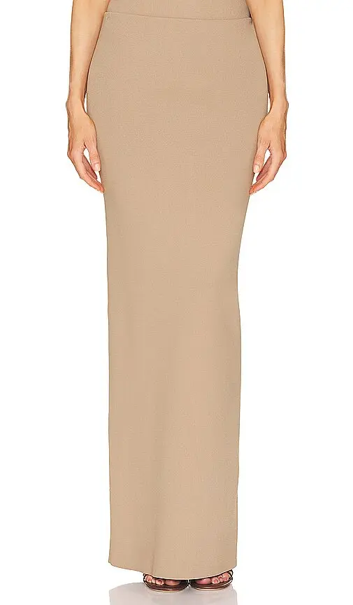 HELSA Carina Knit Skirt - Mushroom