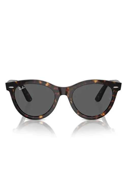 Ray-ban 54mm Oval Wayfarer Sunglasses - Havana