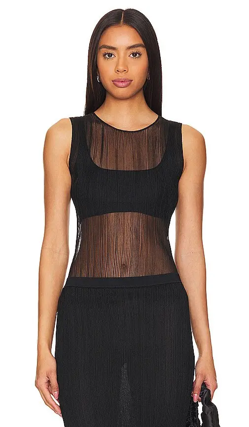 Simkhai Oakley Tank - Black