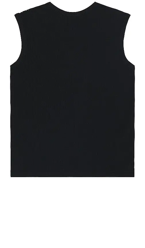 Jaded London Lazy Willy Rib Tank In Black - 29% Off | Editorialist