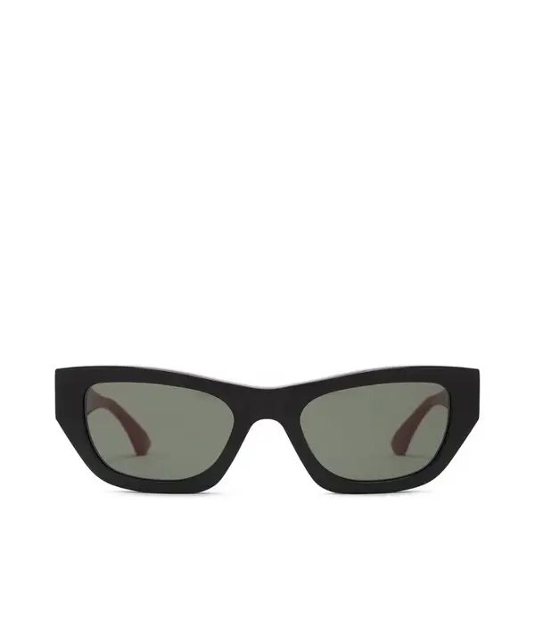 Gucci Cat Eye Sunglasses - Black  Green  & Grey