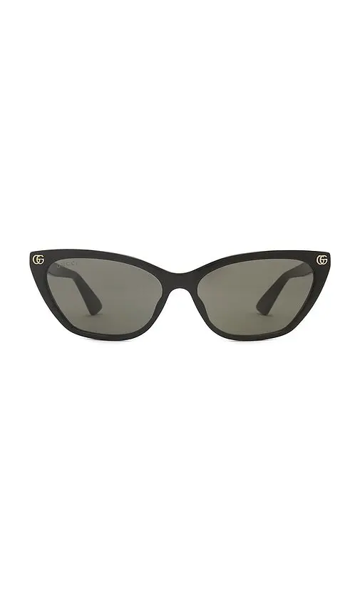 Gucci Cat Eye Sunglasses - Black & Grey