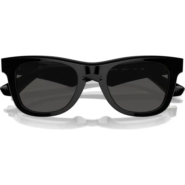 Burberry 50mm Square Sunglasses - Black