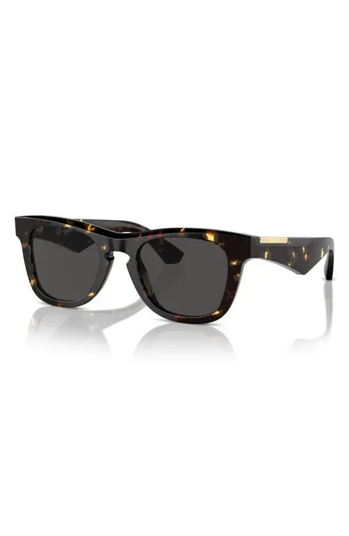 Burberry 50mm Square Sunglasses - Dark Havana