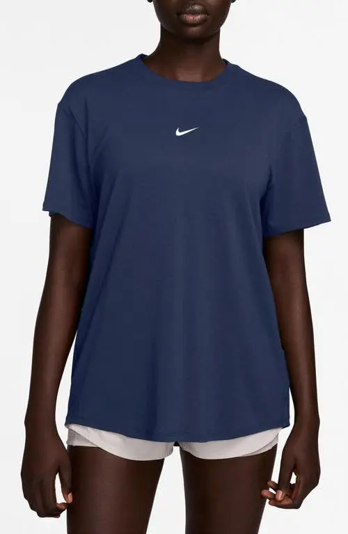Nike Dri-fit Relaxed T-shirt - 411 Mnnavy/white