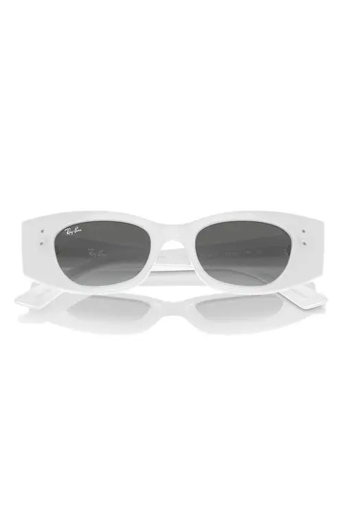 Ray-ban Kat Rectangular Sunglasses - White