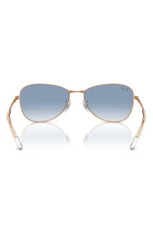 Ray-ban 56mm Aviator Sunglasses - Blue Gradient