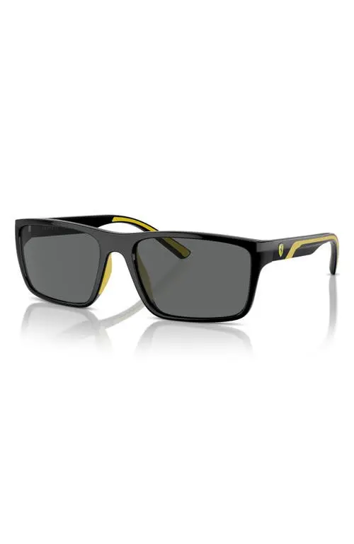 SCUDERIA FERRARI 59mm Rectangular Sunglasses