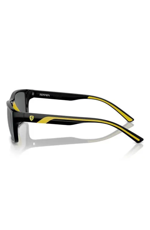 SCUDERIA FERRARI 59mm Rectangular Sunglasses