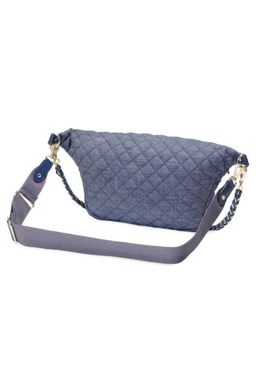 Mz Wallace Crosby Quilted Convertible Sling Bag