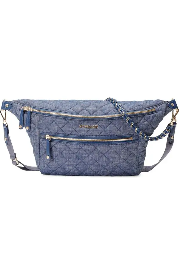 Mz Wallace Crosby Quilted Convertible Sling Bag