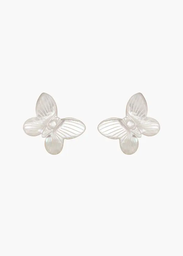 JENNIFER BEHR Bree Earrings - Mother Of Pearl