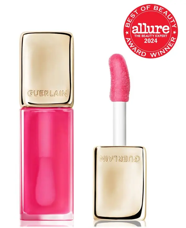 GUERLAIN Kisskiss Bee Glow Lip Oil - 458 Pop Rose