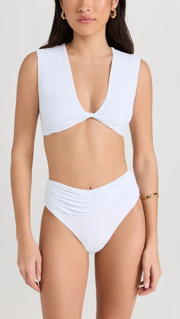 Ramy Brook Ivo Bikini Bottom - White