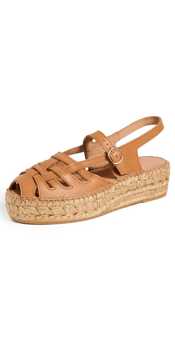 NAGUISA Thalis Espadrilles - Light Brown